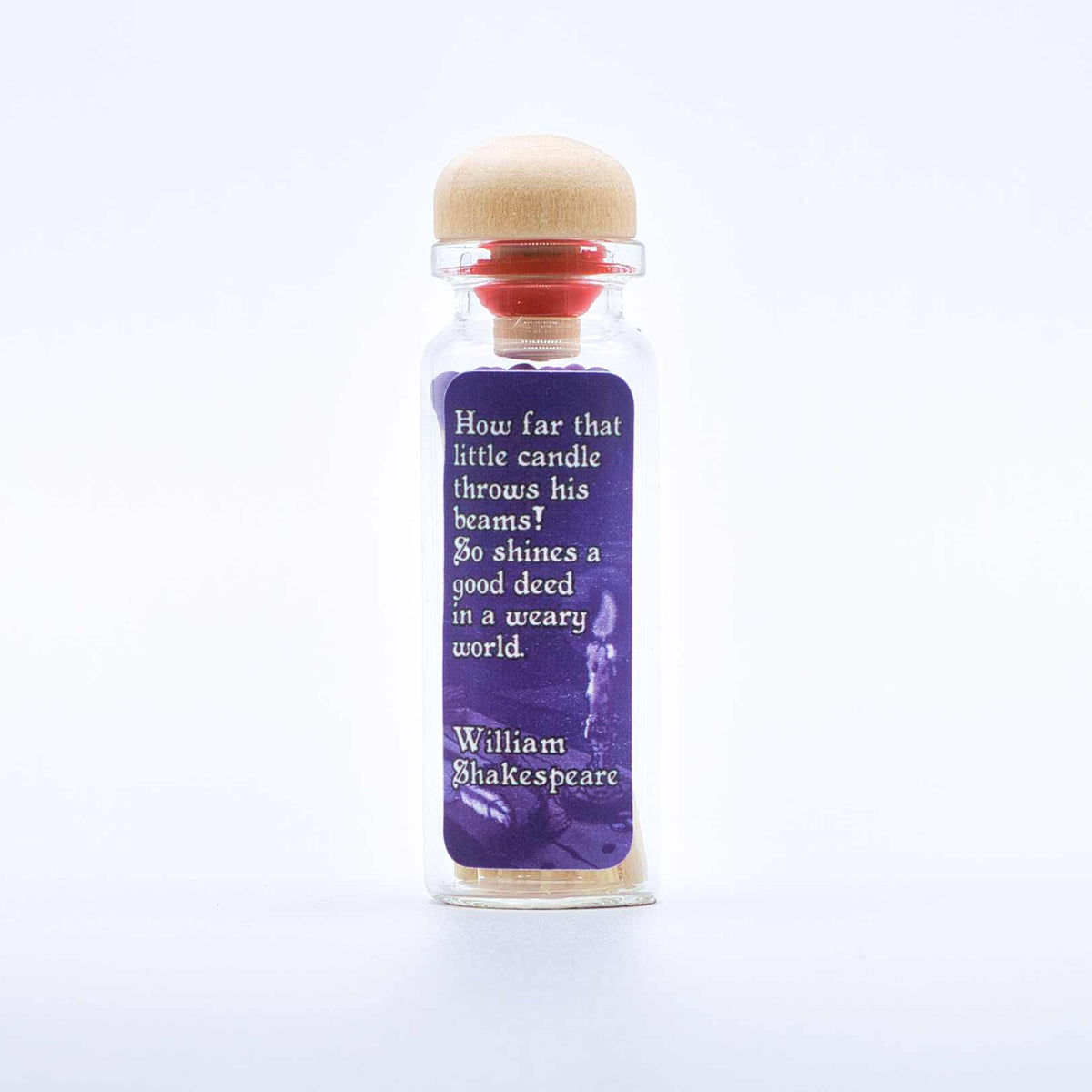 Match Stick Vials / Shakespeare / indigo matches – North Ave Candles